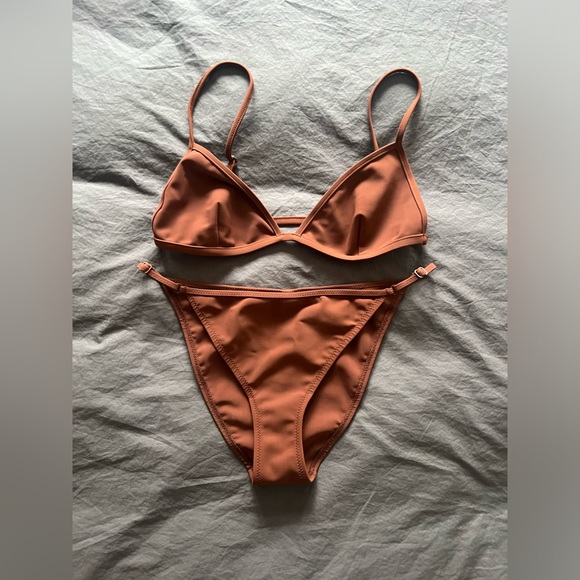 Nu Swim | Swim | Nu Swim Yes Top Cleo Bottom Medium Cocoa | Poshmark